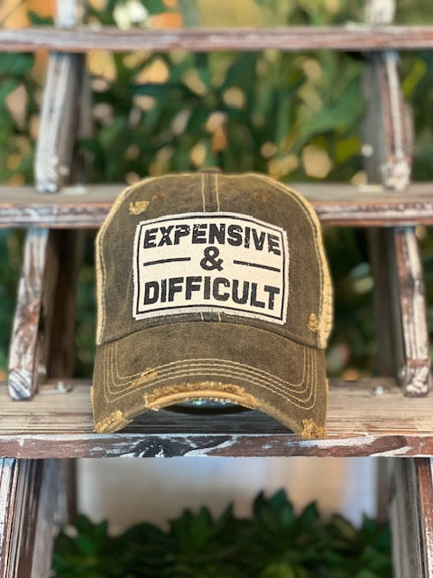 Vintage Baseball Cap-Expensive & Difficult – The Good Stuff